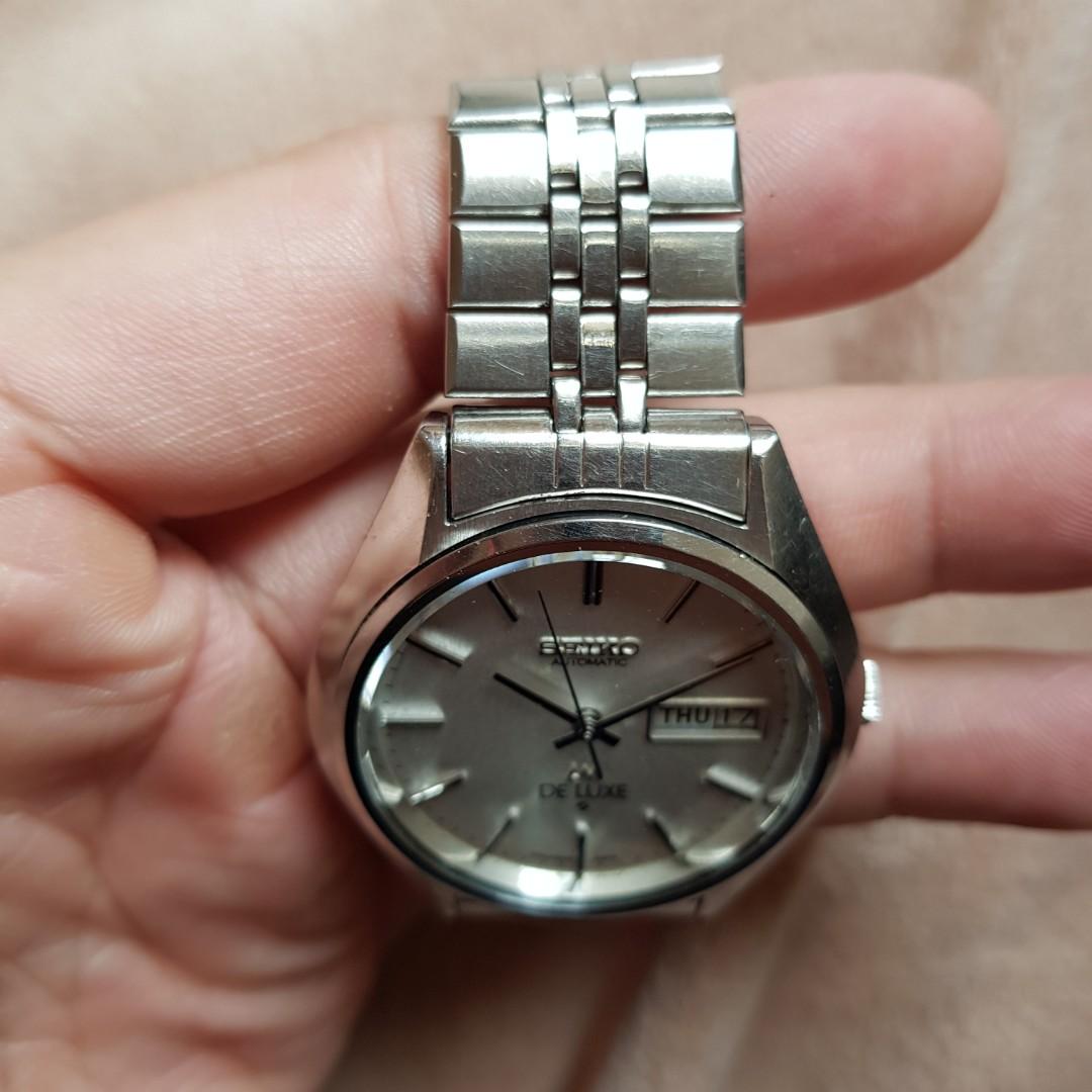 Seiko LM Deluxe Snow Dial, Men's Fashion, Watches & Accessories ...