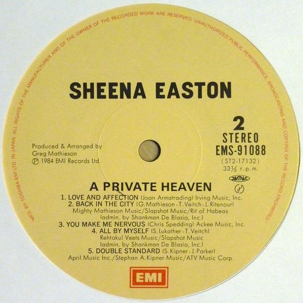 Sheena Easton – A Private Heaven Vinyl, LP, Album 1984 Japan, Hobbies & Toys, Music & Media ...