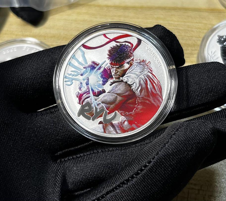 Silver Coin Coloured Ryu Perth Mint, Hobbies & Toys, Memorabilia ...
