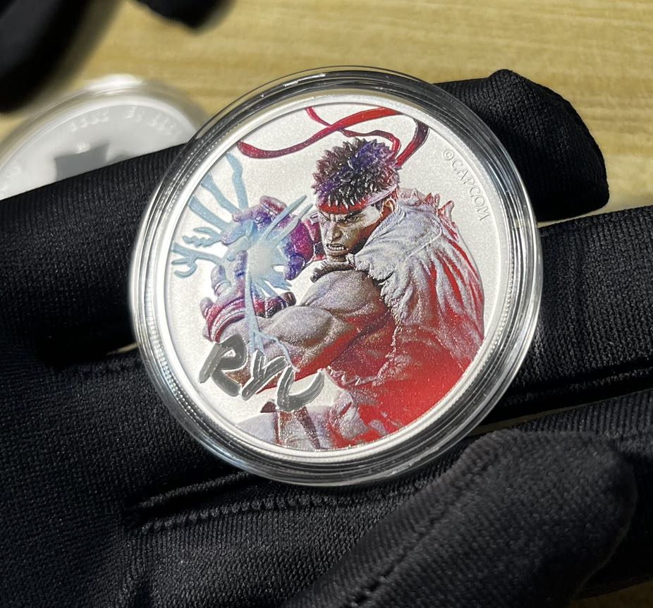 Silver Coin Coloured Ryu Perth Mint, Hobbies & Toys, Memorabilia ...
