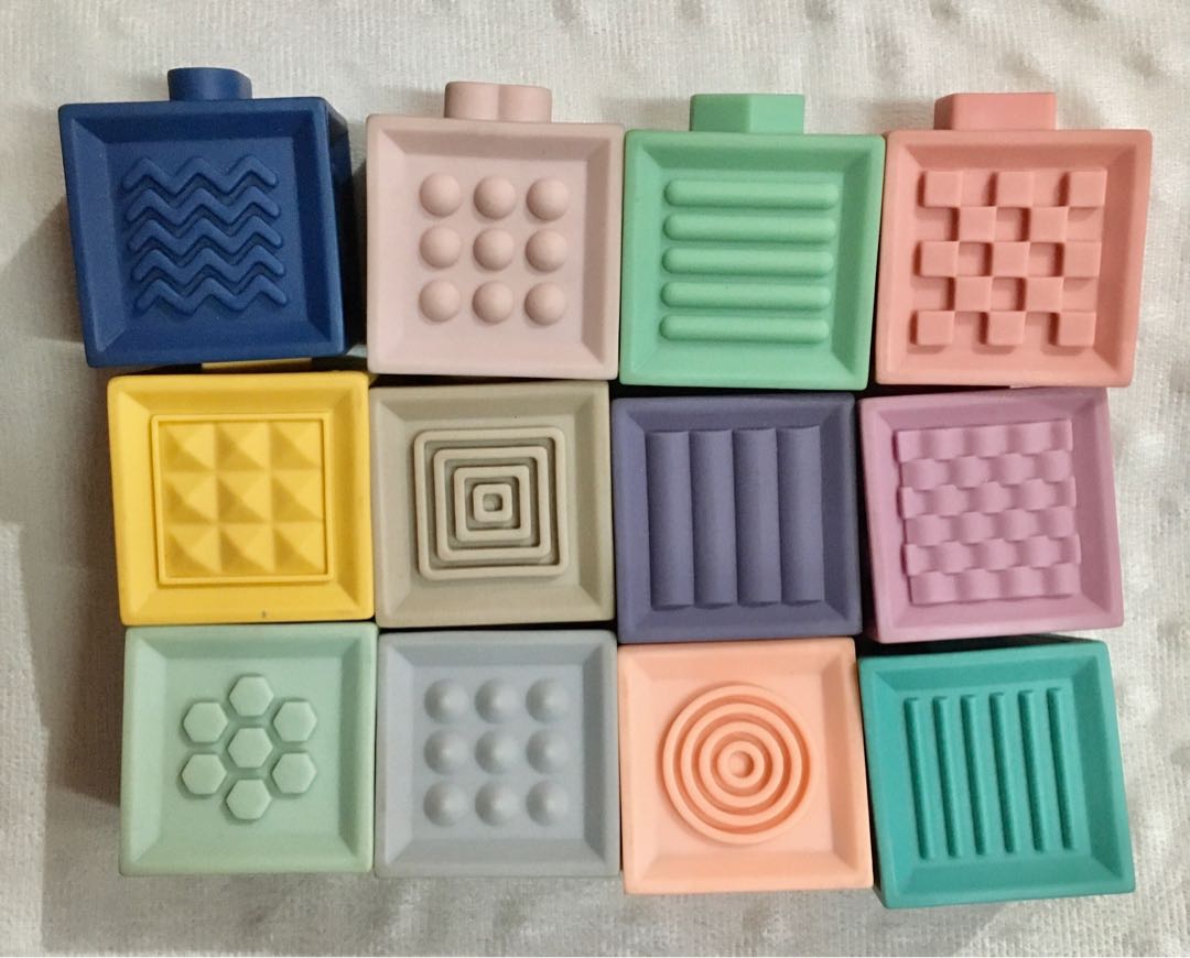 Soft Silicon Building Blocks, Babies & Kids, Infant Playtime on Carousell