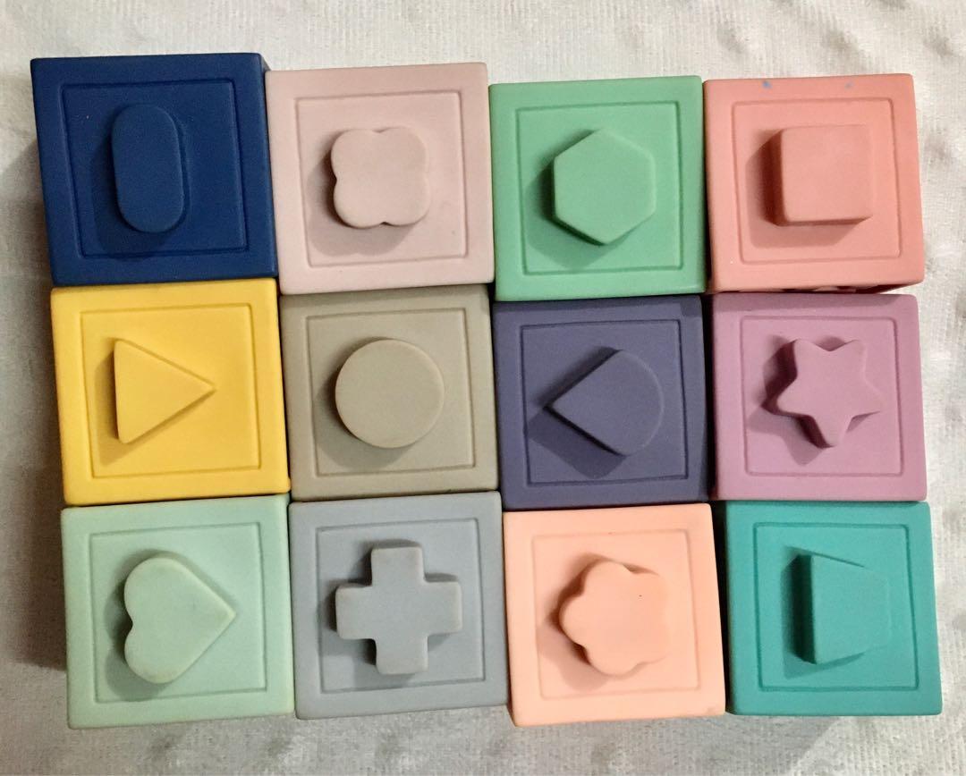 Soft Silicon Building Blocks, Babies & Kids, Infant Playtime on Carousell