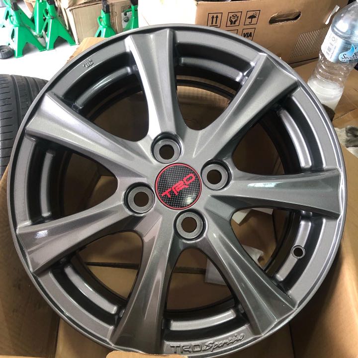 Sport Rim Original Toyota Vios TRD 15, Auto Accessories on Carousell