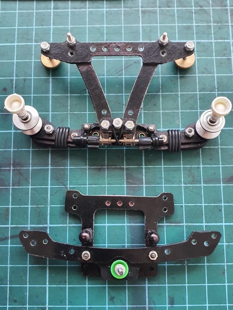Tamiya Mini 4WD m4WD FRP plates Front AT and rear anchor, Hobbies ...