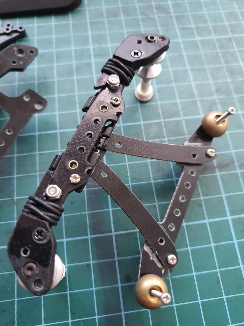 Tamiya Mini 4WD m4WD FRP plates Front AT and rear anchor, Hobbies ...