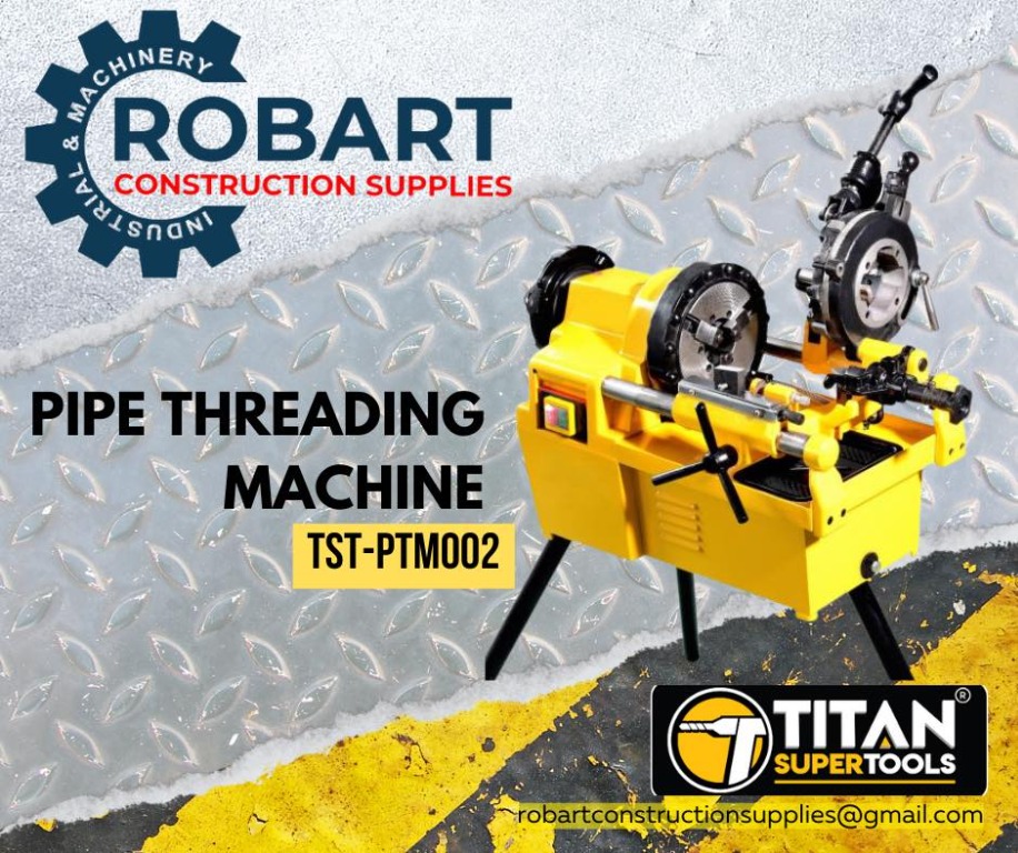 TITAN PIPE THREADING MACHINE (TST-PTM002), Commercial & Industrial ...