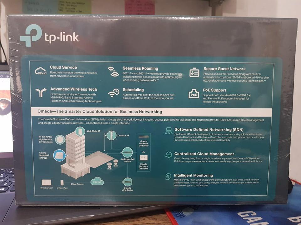 TP-Link EAP225 AC1350 Wireless MU-MIMO Gigabit Ceiling Mount Access ...