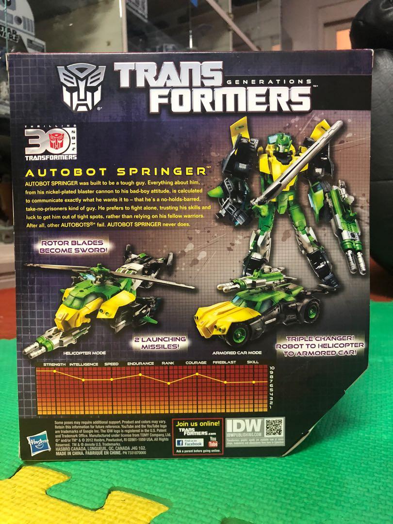 Transformers Springer, Hobbies & Toys, Toys & Games on Carousell