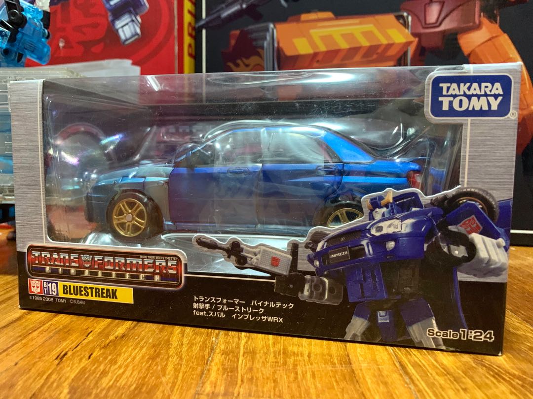Transformers Subaru WRX Binaltech Alternator Diecast Blue streak ...