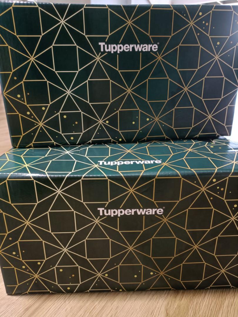 Tupperware Square Elegant Set, Furniture & Home Living, Kitchenware ...