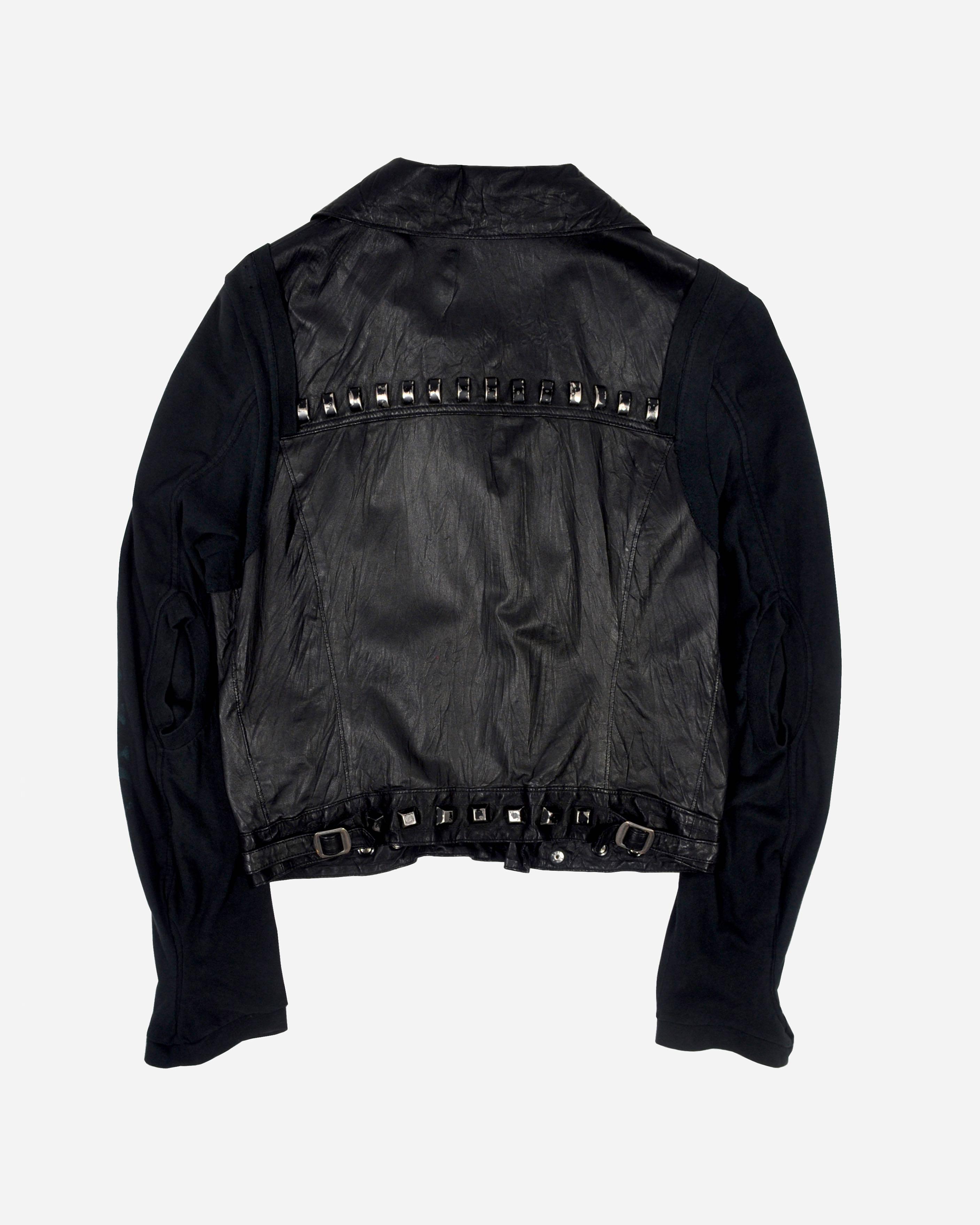 undercover ss06 klaus w studded leather jacket, Men's Fashion, Coats ...