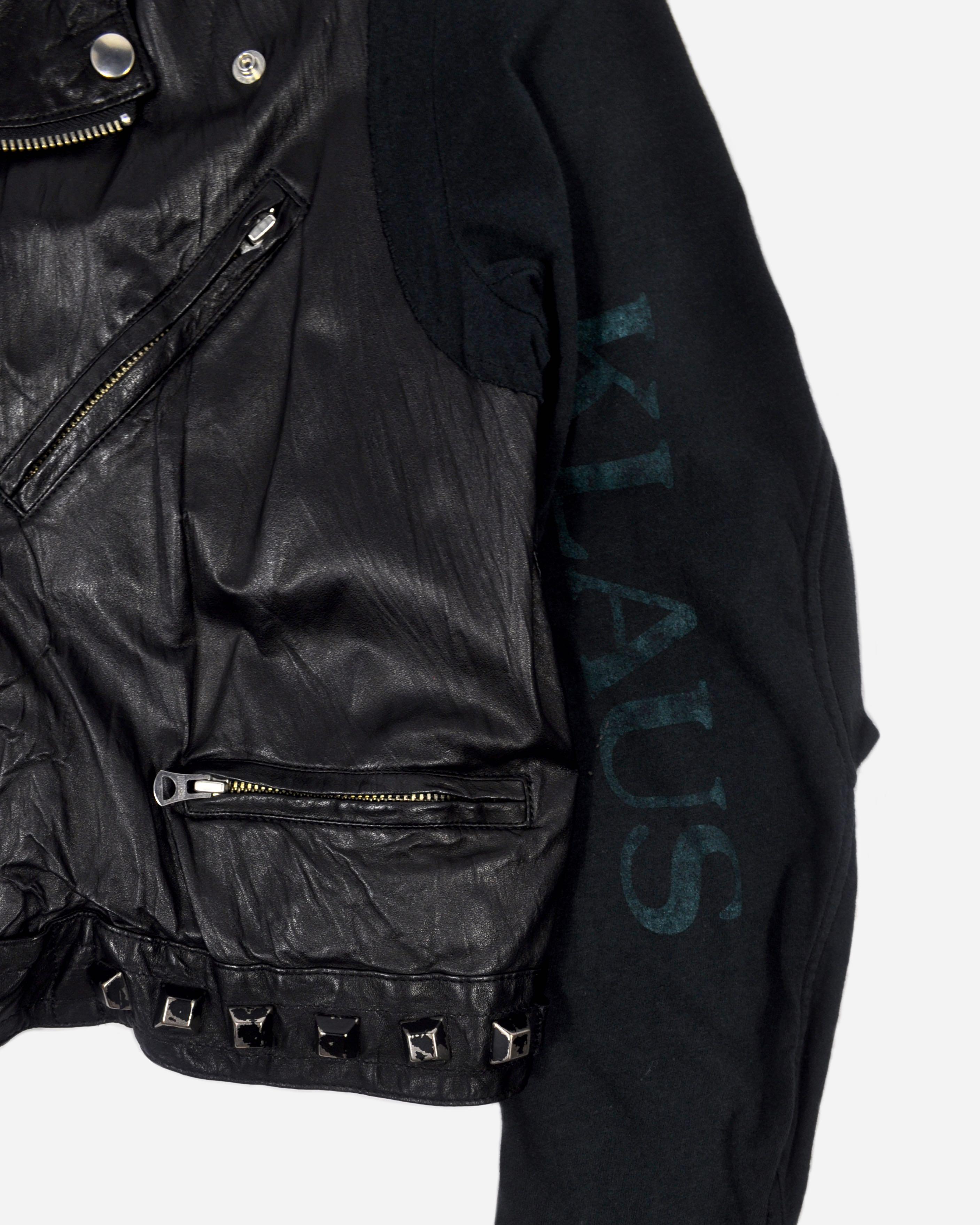 undercover ss06 klaus w studded leather jacket, Men's Fashion, Coats ...