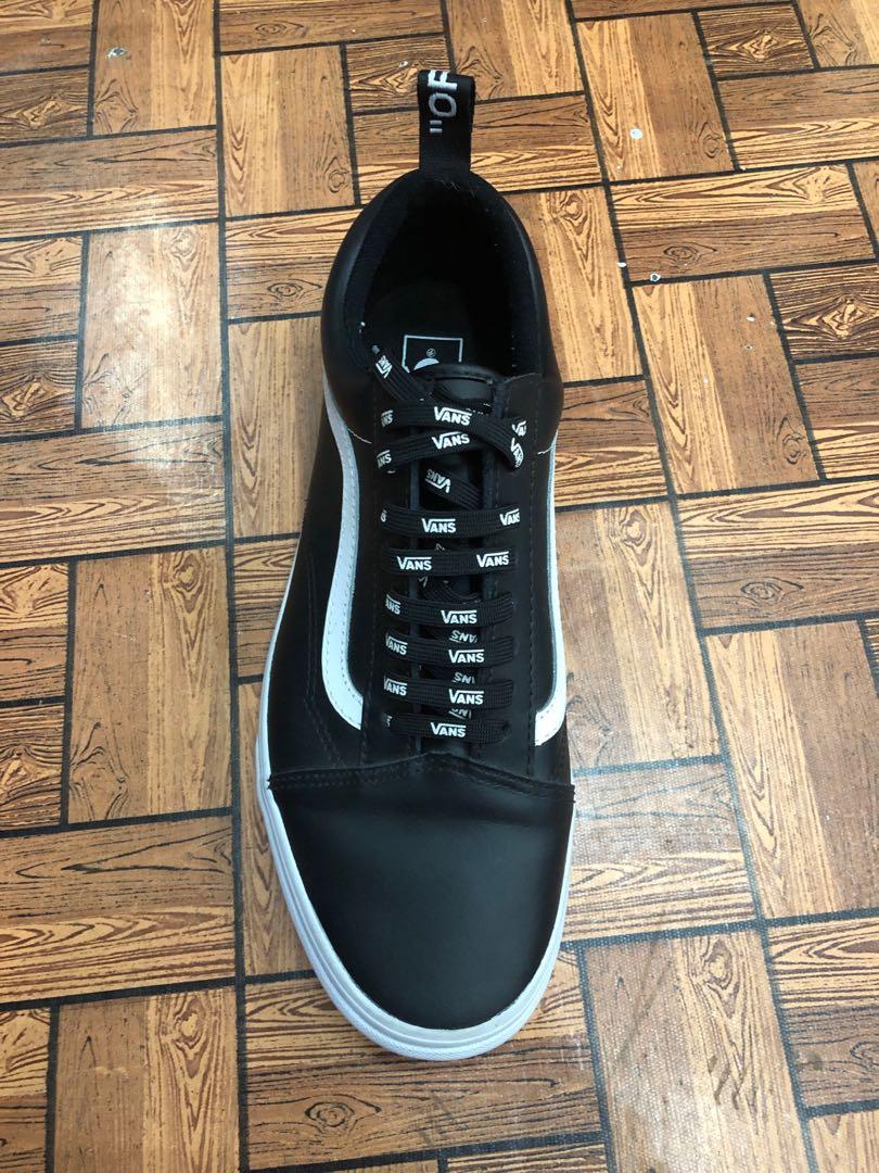 Vans 500714 Rare Mens Lthr Skate Shoes Black/White(12 US M), Men's ...