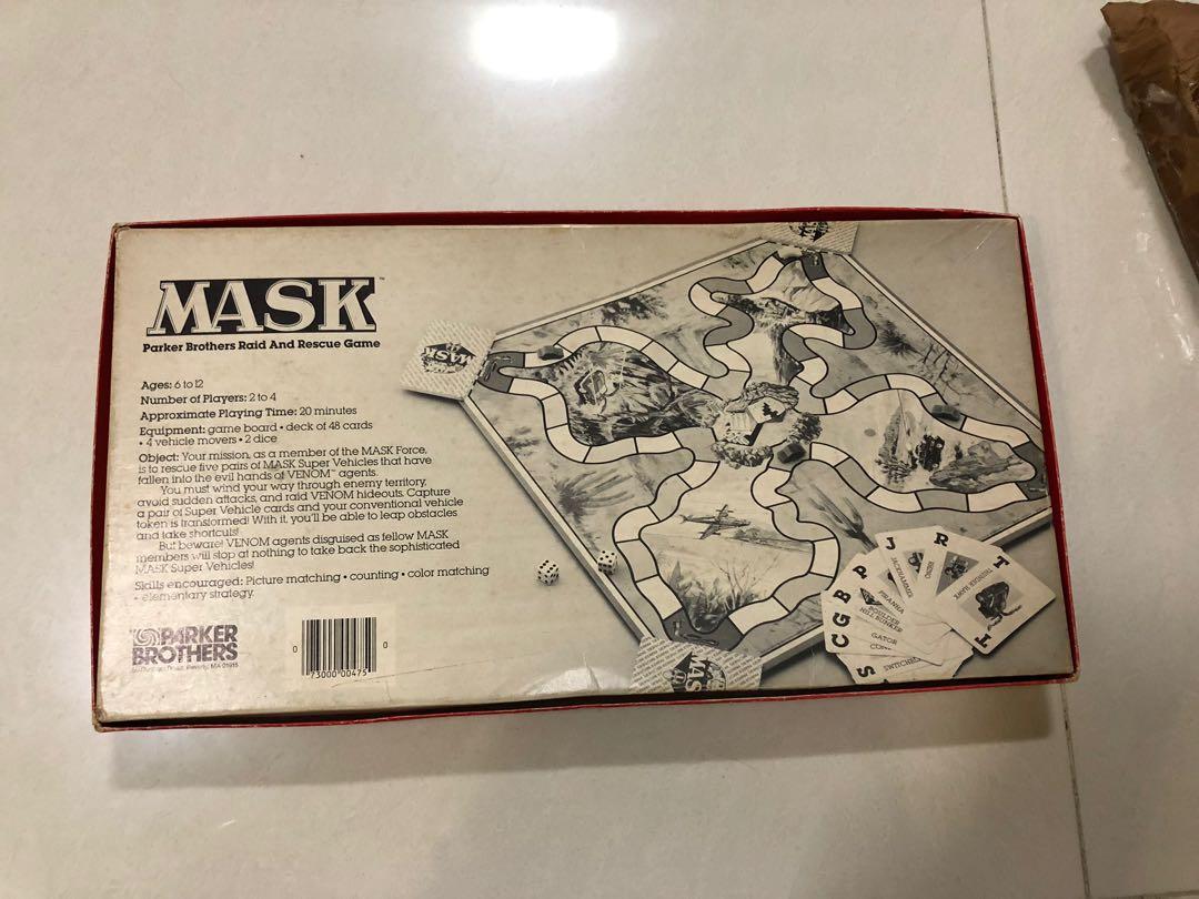 Vintage - Rare M.A.S.K. (MASK) board game, Hobbies & Toys, Memorabilia ...