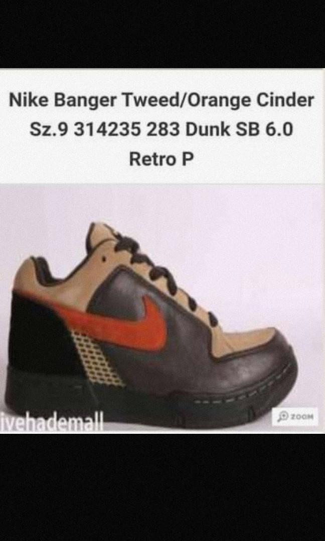 Vintage Nike banger tweed dunk 9.5uk Sale, Men's Fashion, Footwear ...
