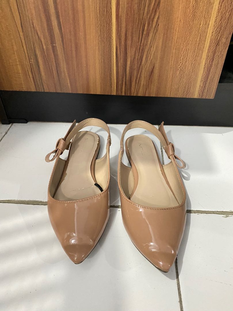 VNC Shoes - Pink Nude Size 37, Fesyen Wanita, Sepatu di Carousell