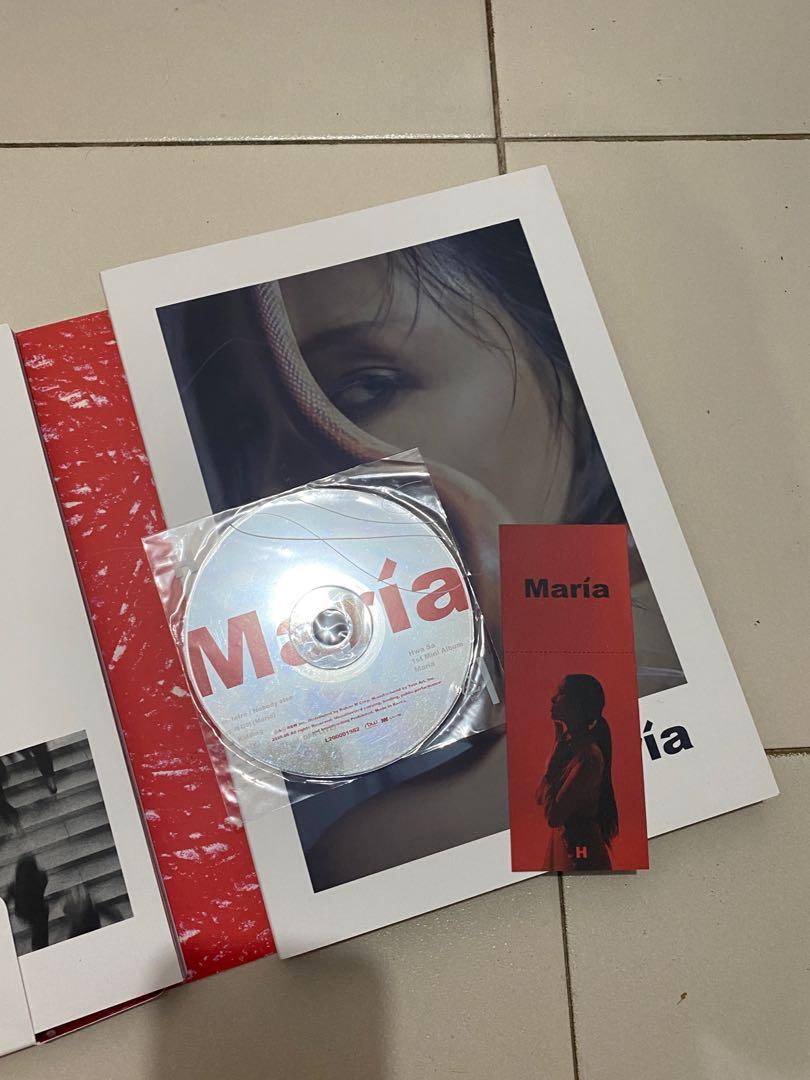 Wheein Redd album + Hwasa Maria album set, Hobbies & Toys, Memorabilia ...