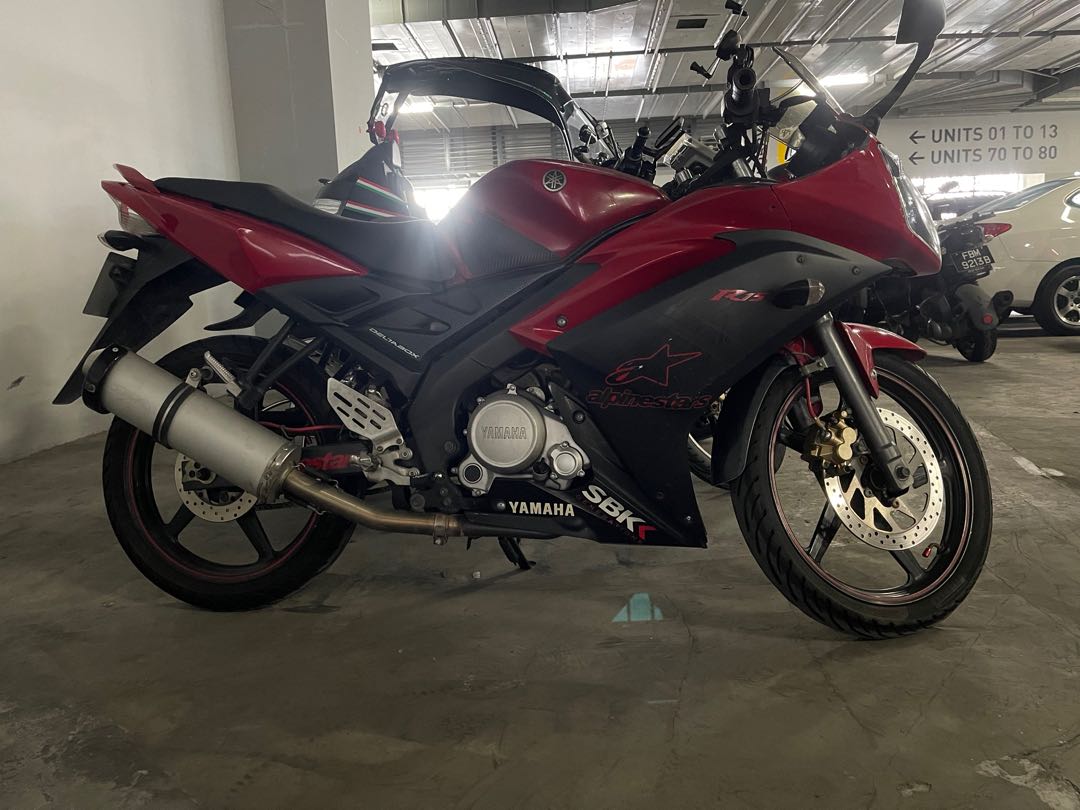 Yamaha R15 V1, Motorcycles, Motorcycles for Sale, Class 2B on Carousell