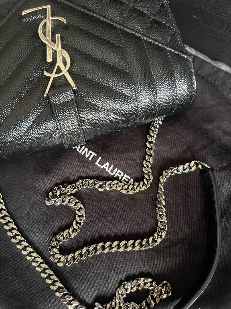 YSL Envelope Small Bag, Women's Fashion, Bags & Wallets, Cross-body ...