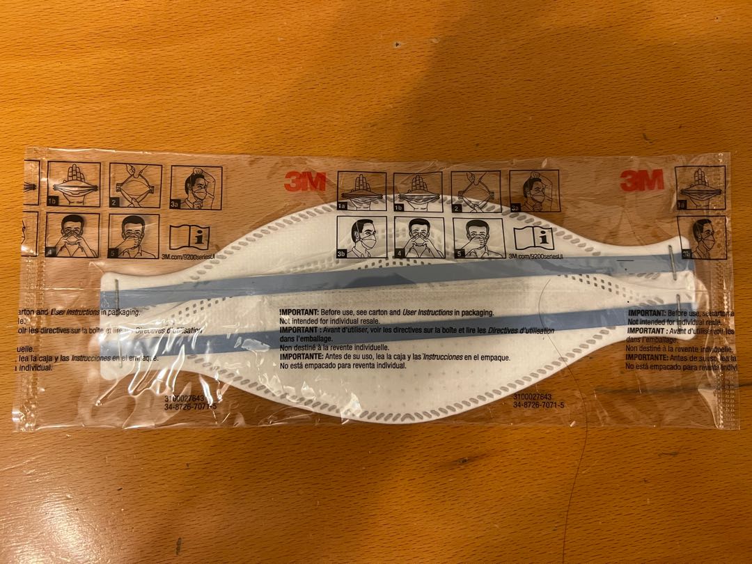 3M Aura 9205+ N95 NIOSH approved, 健康及營養食用品, 口罩、面罩 - Carousell