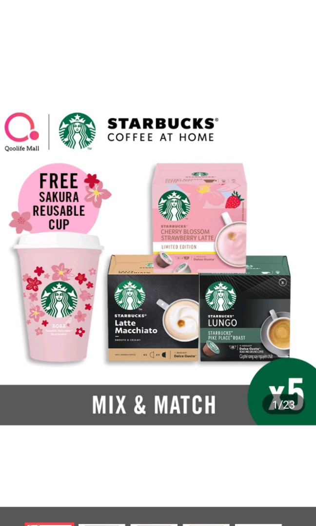 5 boxes Starbucks Dolce Gusto, Food & Drinks, Beverages on Carousell