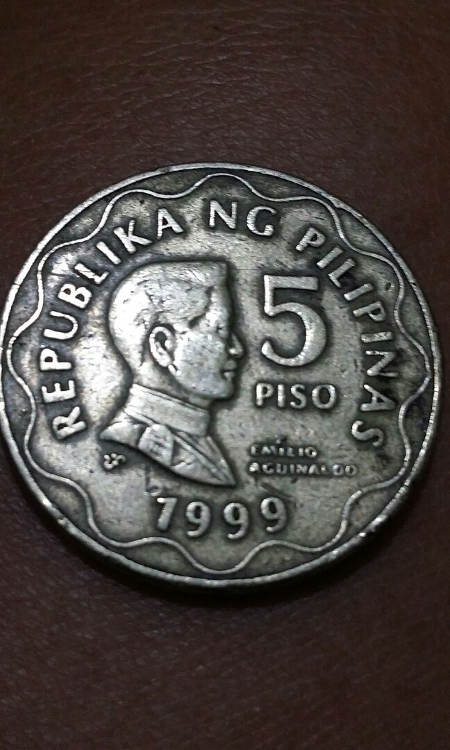 5 piso bsp series 1999 w/ mint(shtf coin), Hobbies & Toys, Memorabilia ...