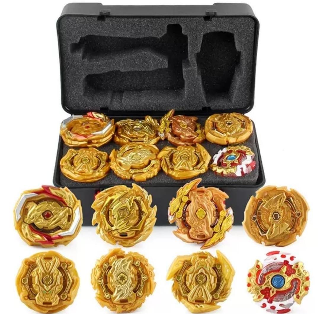 8 IN 1 GOLDEN BEYBLADE SET A GOLDEN SET, Hobbies & Toys, Toys & Games ...