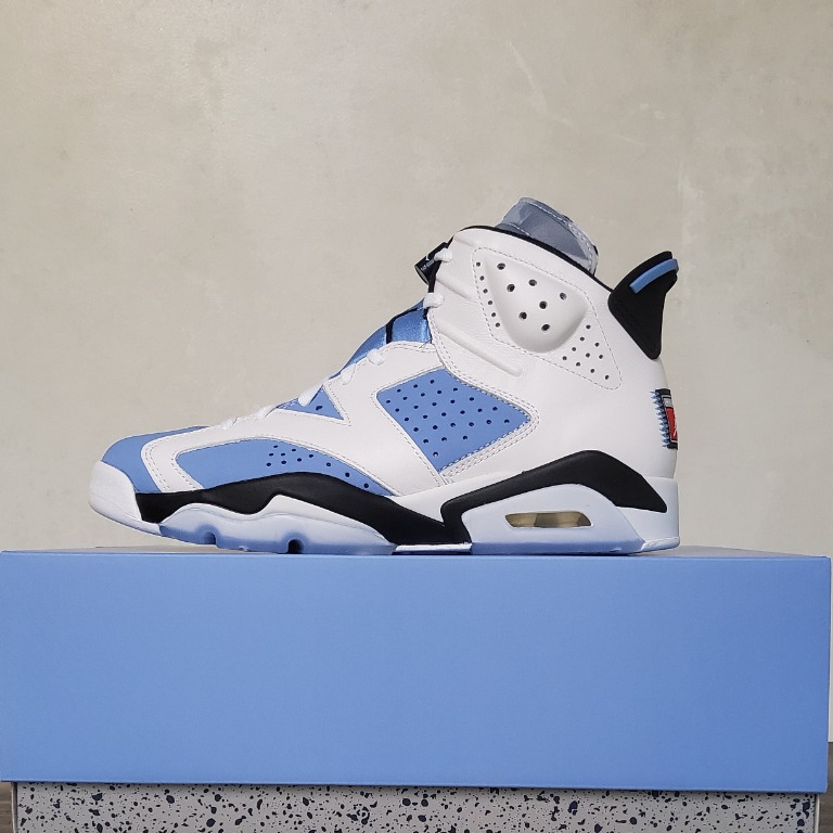 Air Jordan 6 "University Blue/UNC", Men's Fashion, Footwear, Sneakers ...