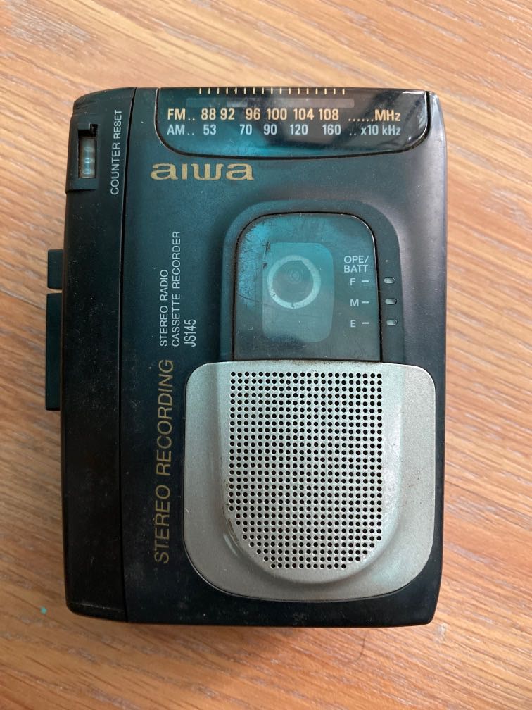 AIWA antique stereo recorder Walkman + Radio (JS145), Audio, Portable ...