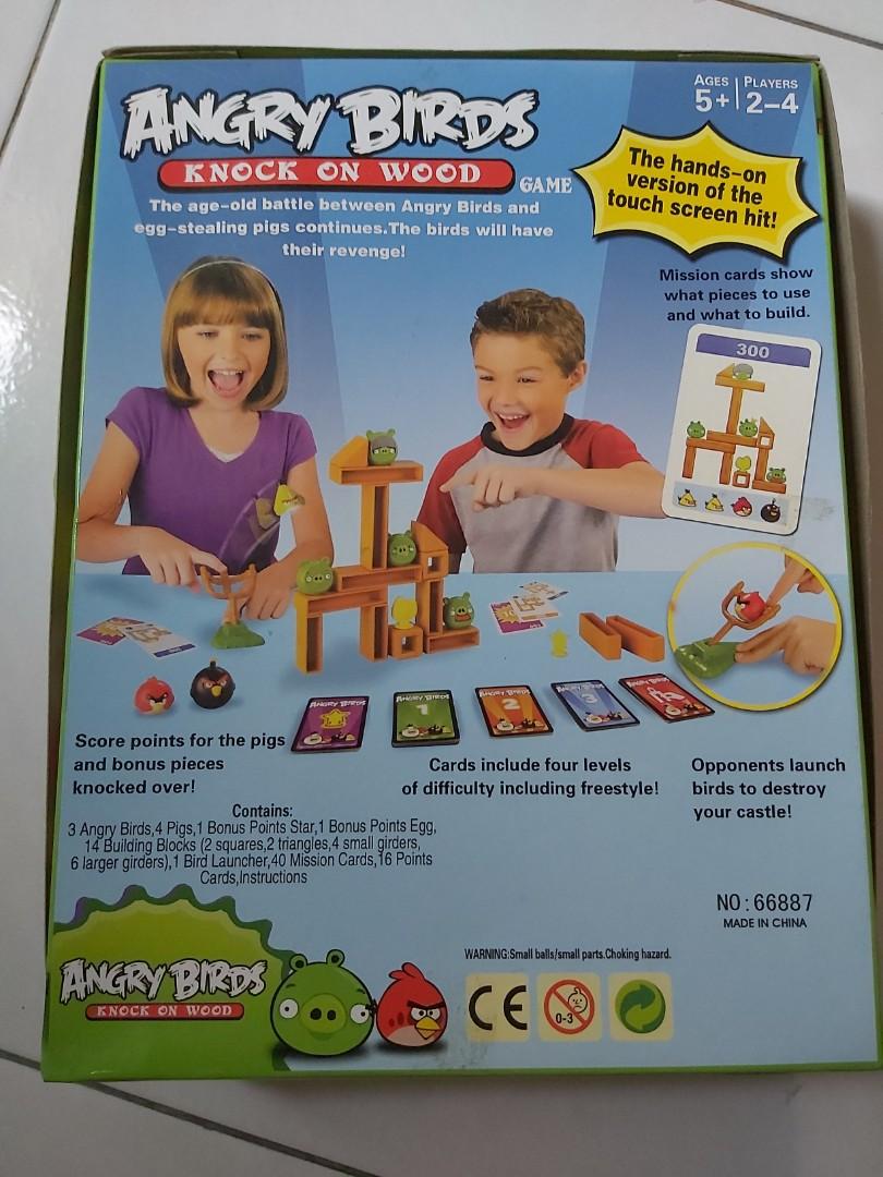 Angry birds knock on wood, Hobbies & Toys, Toys & Games on Carousell