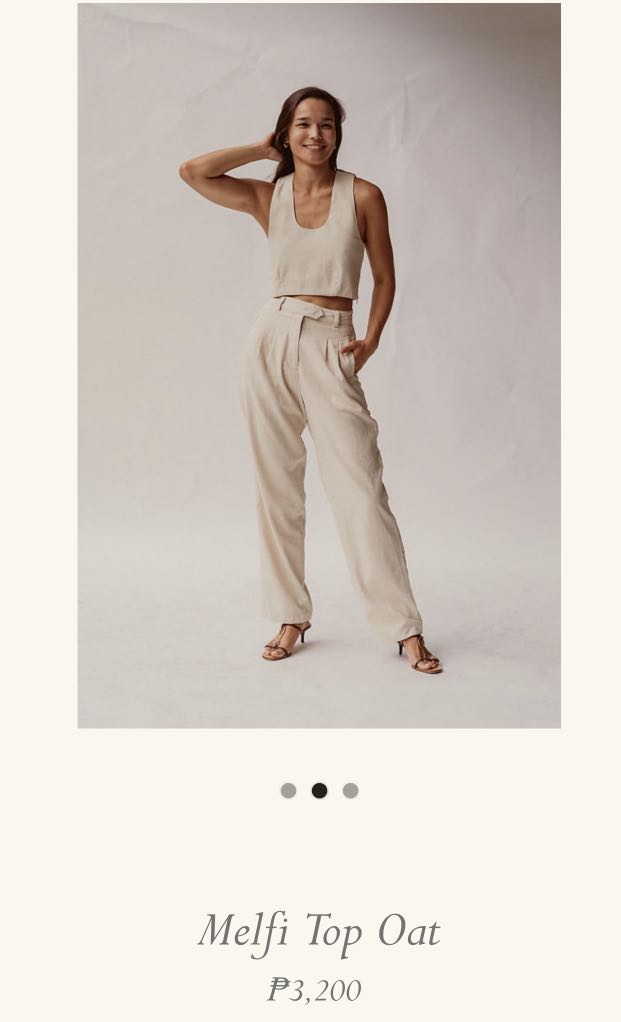 Araw the Line Melfi Top in Oat, Women's Fashion, Tops, Sleeveless on ...