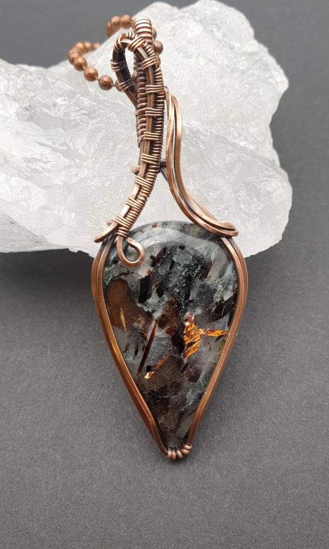 astrophyllite pendant