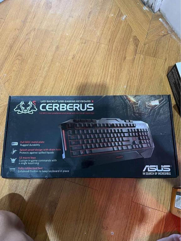Asus Gaming keyboard Cerberus, Computers & Tech, Parts & Accessories ...