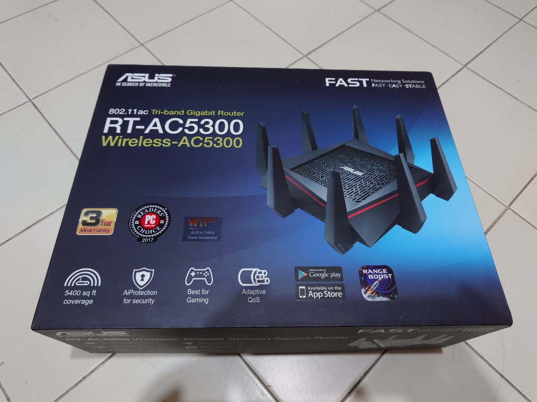 Asus RT-AC5300 Router, Computers & Tech, Parts & Accessories ...