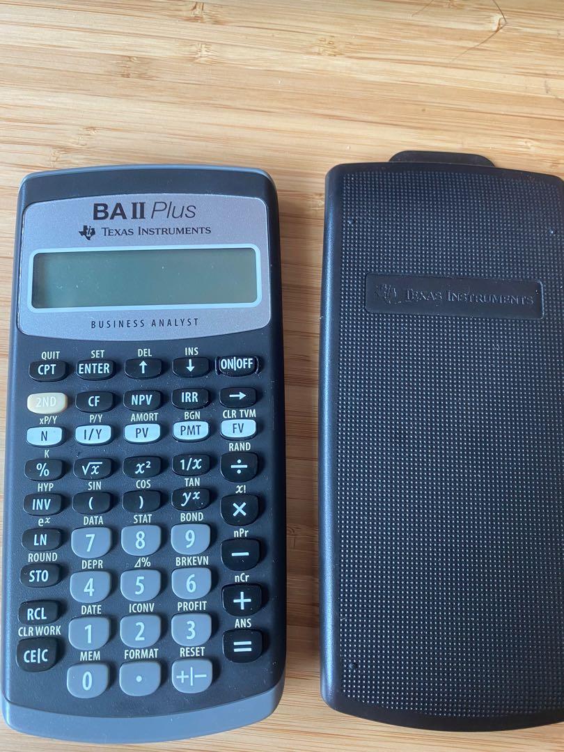 BA II Plus scientific calculator, Computers & Tech, Office & Business ...