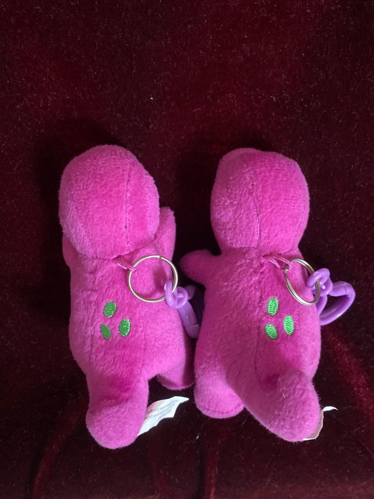 Barney Keychains, Hobbies & Toys, Toys & Games on Carousell