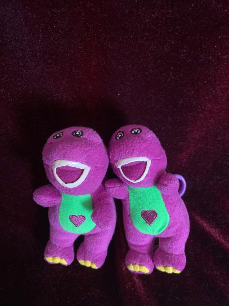 Barney Keychains, Hobbies & Toys, Toys & Games on Carousell