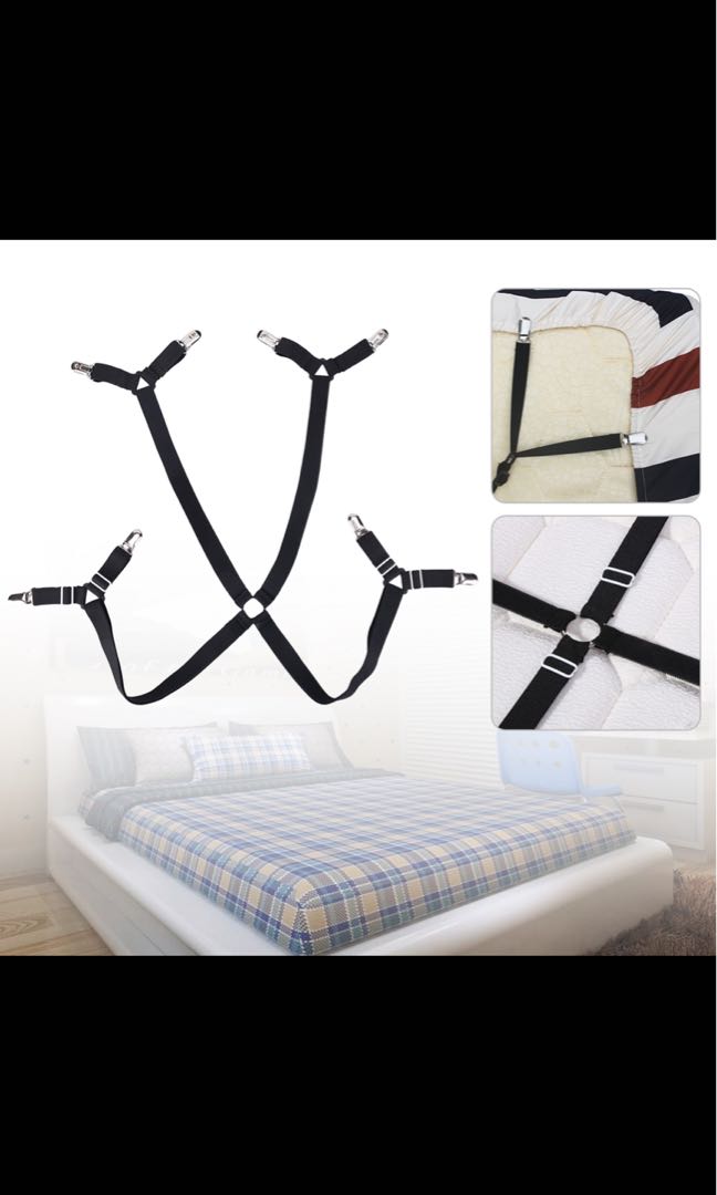 Bedsheet adjustable clipper/gripper (SPF/SAF/SCDF), Furniture & Home ...
