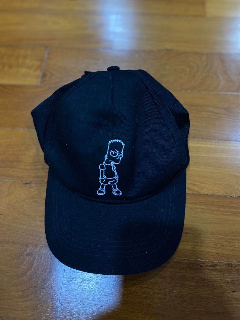 FREE Black The Simpsons Cap, Women's Fashion, Watches & Accessories ...