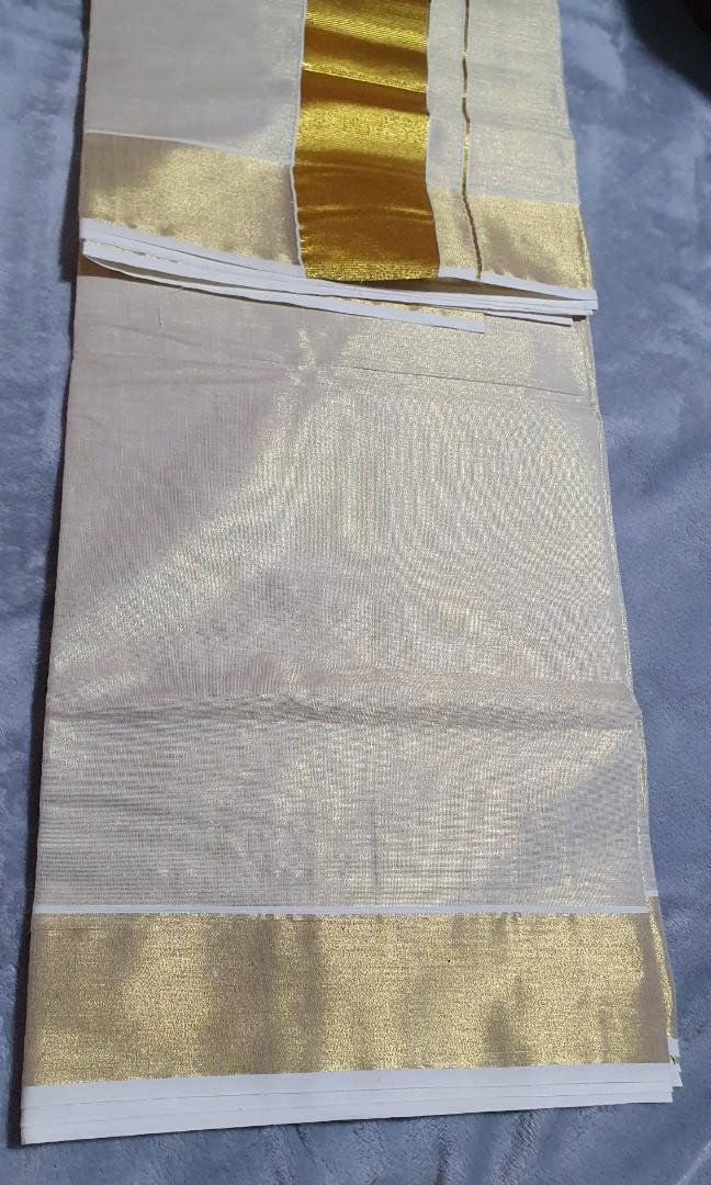 BRAND NEW SAREE - KERALA SAREE / SARI / saari / indian drape / / tamil ...