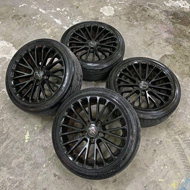 Breyton 17 inch sport rim Honda Civic FD tyre 70%, Auto Accessories on ...