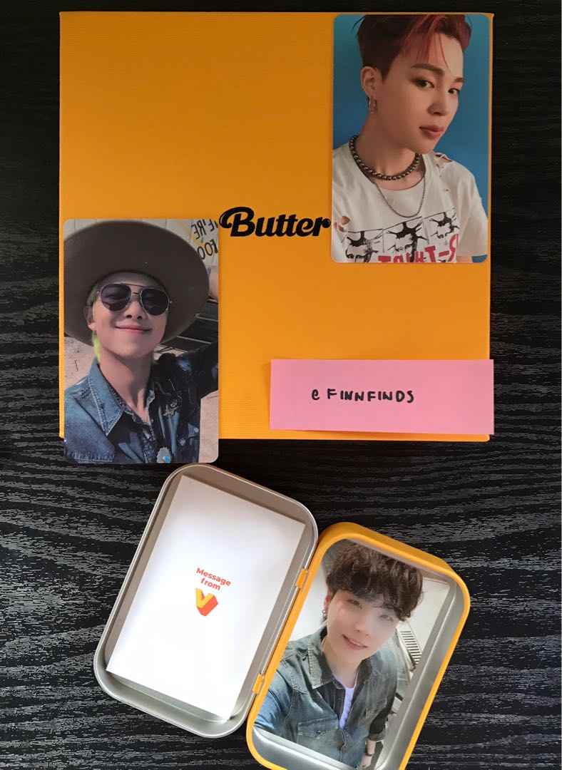 BTS Butter Cream Version - RM M2U, Jimin PC, Yoongi POB, Hobbies & Toys ...