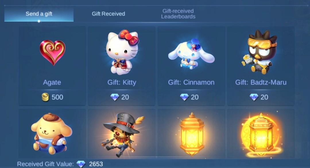 Charisma Booster Mobile Legends (Ml) (album gift), Video Gaming, Gaming ...