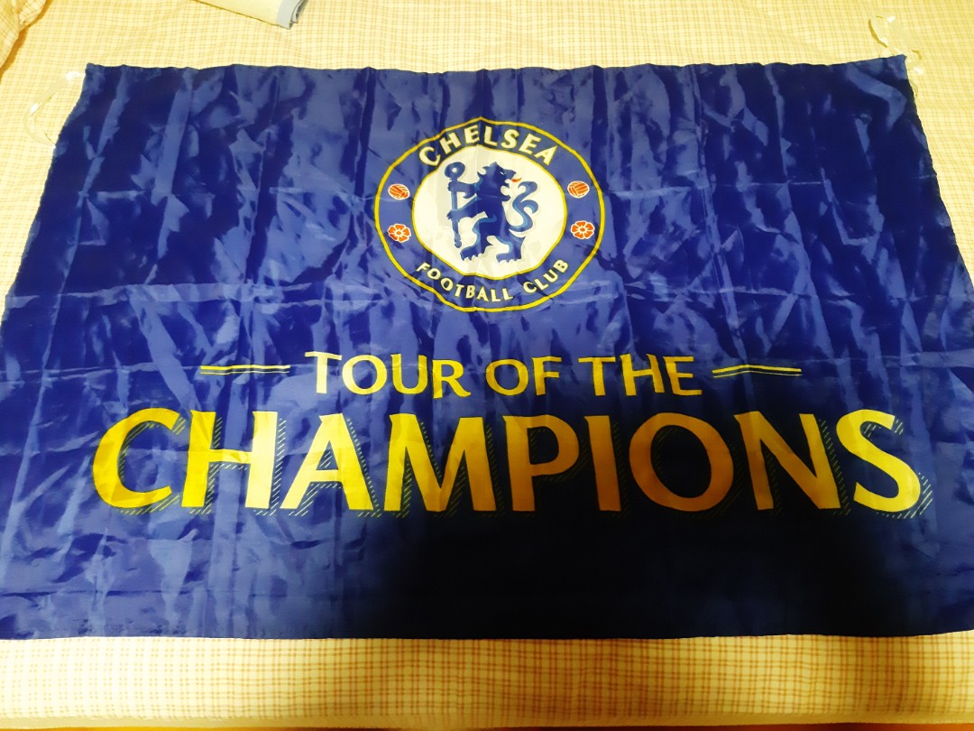 Chelsea FC Banner, Hobbies & Toys, Memorabilia & Collectibles, Fan ...
