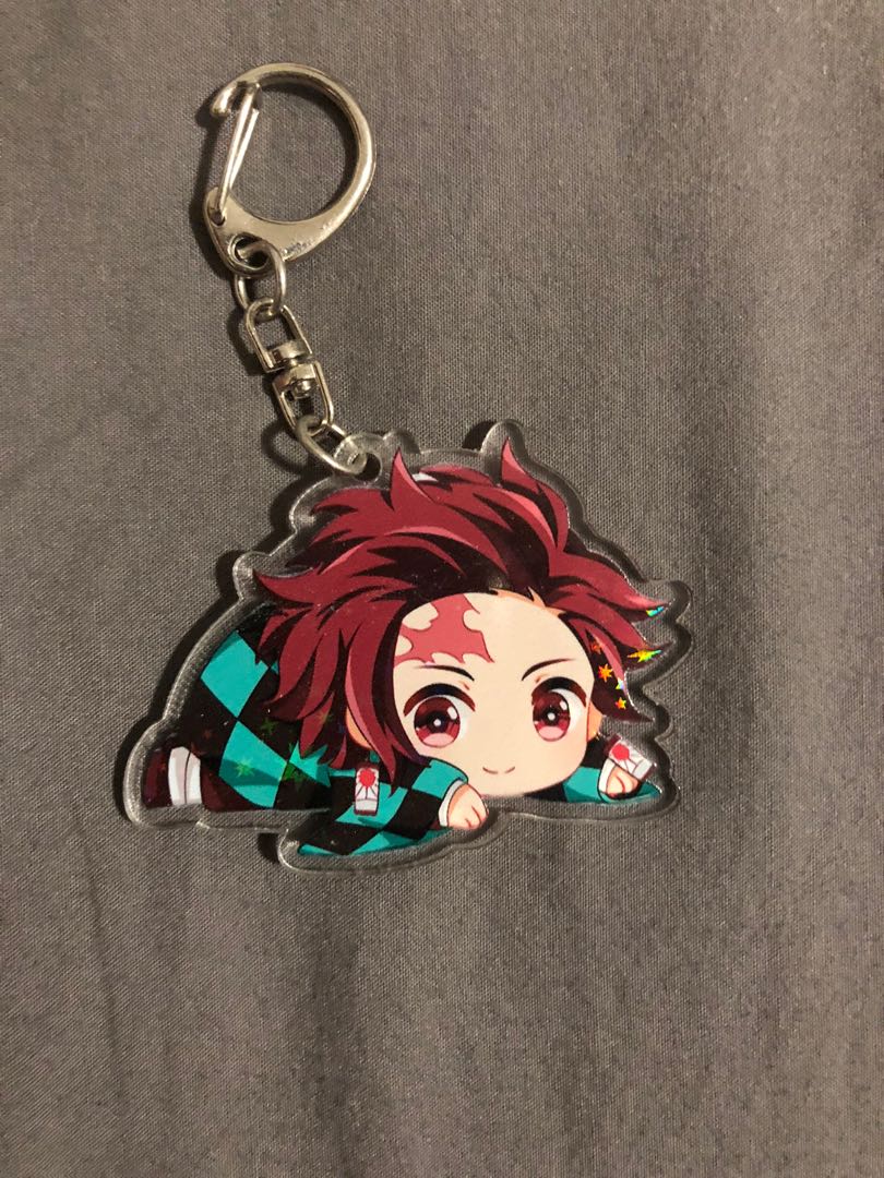 demon slayer keychain. tanjiro, Hobbies & Toys, Memorabilia ...