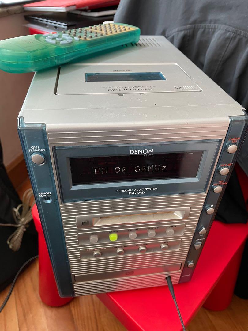 Denon personal Audio System D-G1MD, 音響器材, 音樂播放裝置 MP3及CD Player - Carousell