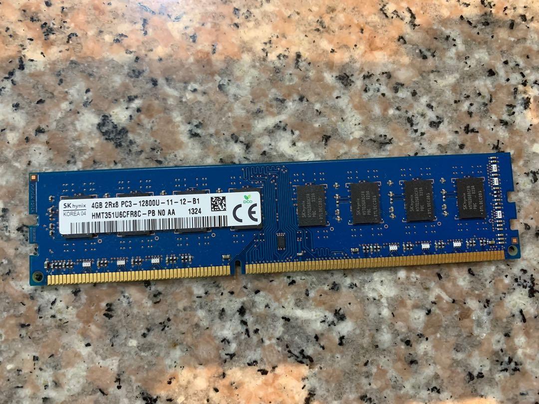 Desktop Ram DDR3 12800 4G, Computers & Tech, Parts & Accessories ...