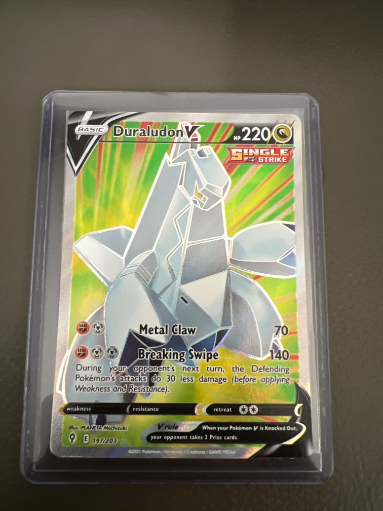 Duraludon V FA Evolving Skies Pokemon Card, Hobbies & Toys, Toys ...