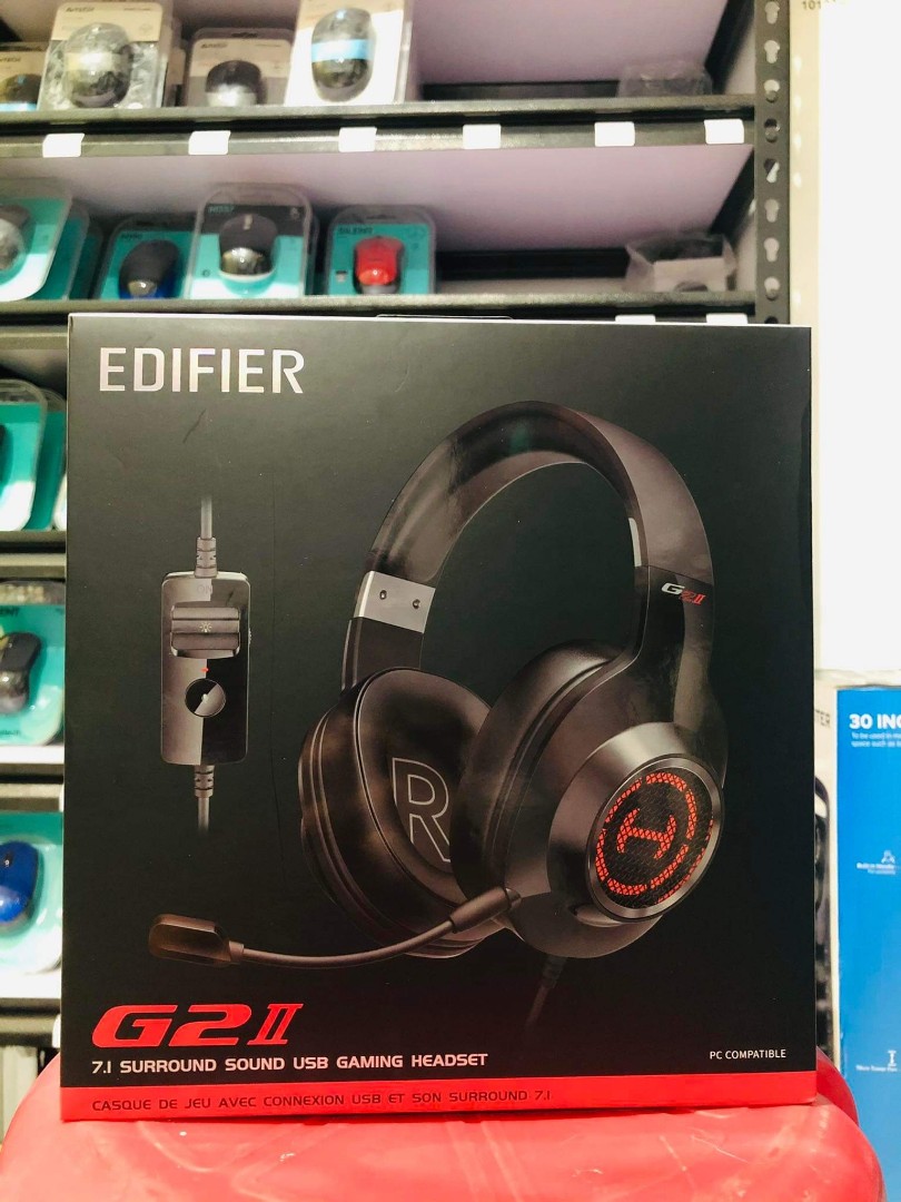 Edifier G2 II 7.1 Surround Sound USB Gaming Headset Black, Audio ...