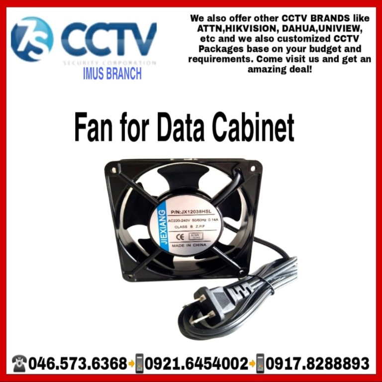 Fan for Data Cabinet, Furniture & Home Living, Security & Locks ...